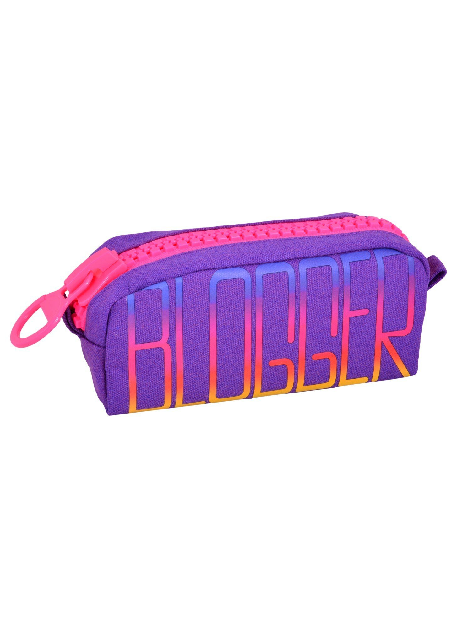 Пенал с большой молнией "Blogger", 21.5 х 10.5 см