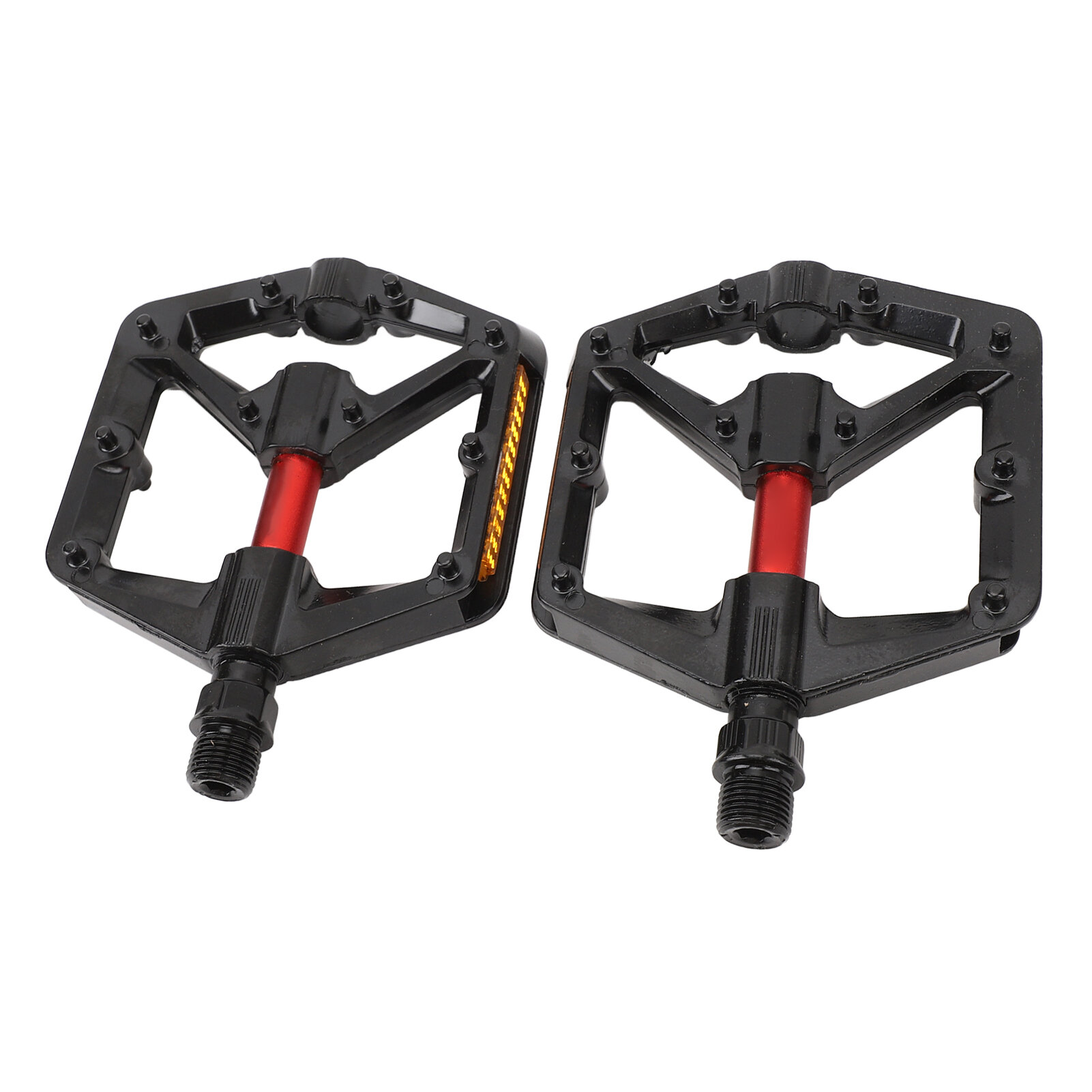 Педали для шоссейного велосипеда, алюминиевый сплав, педаль для горного велосипеда с отражателем, подшипник DU, противоскользящие аксессуары для велосипедистов