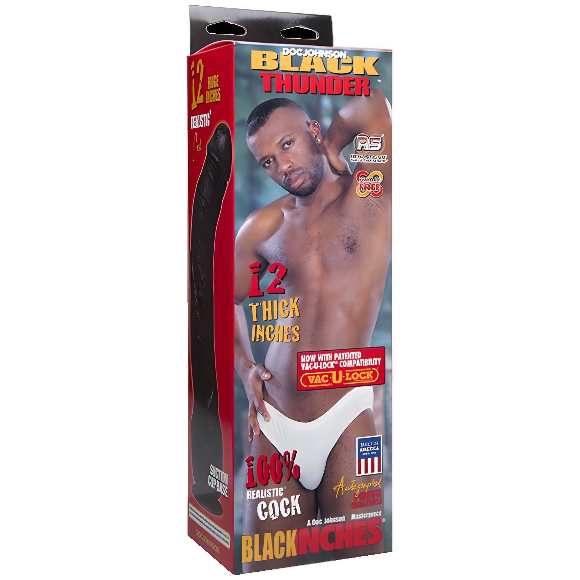 Фаллоимитатор Doc Johnson Realistic Cock 8180-01, классический, 6 см