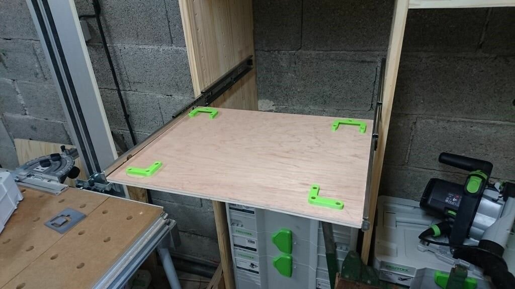 Крепления для хранения систейнеров Festool