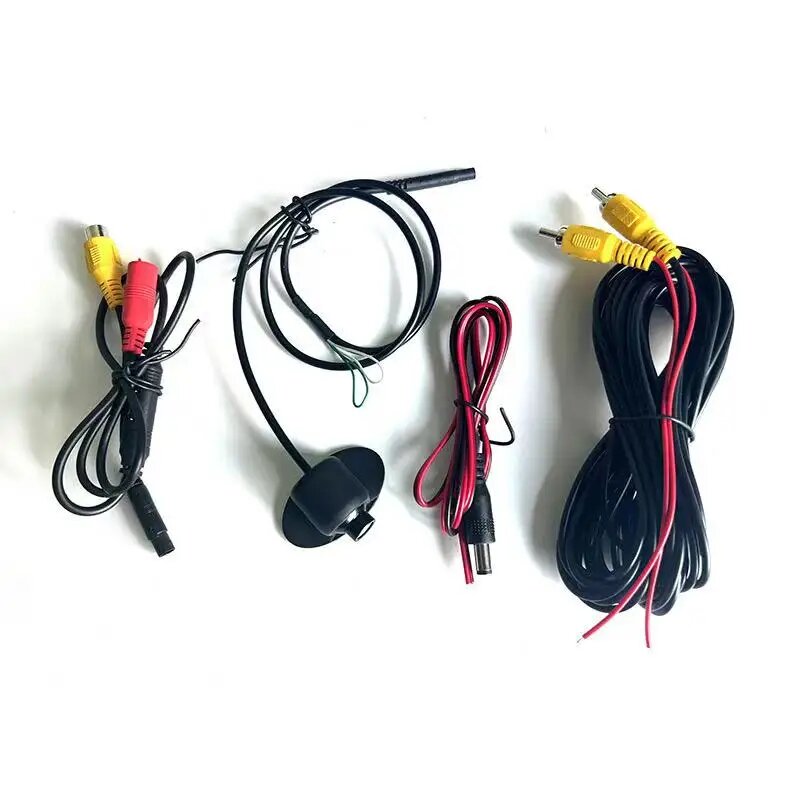 Мини-CCD ночная 360-градусная автомобильная камера заднего вида, передняя камера, передний вид, боковая резервная камера заднего вида, Black camera