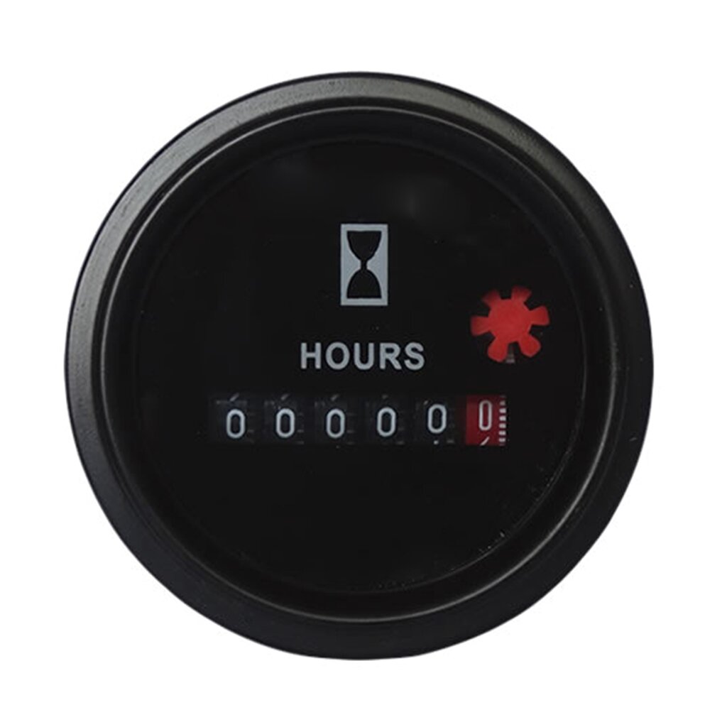 12-36В цифровой механический часовой счетчик 52мм кварцевый и счетчик для генераторов, простая установка