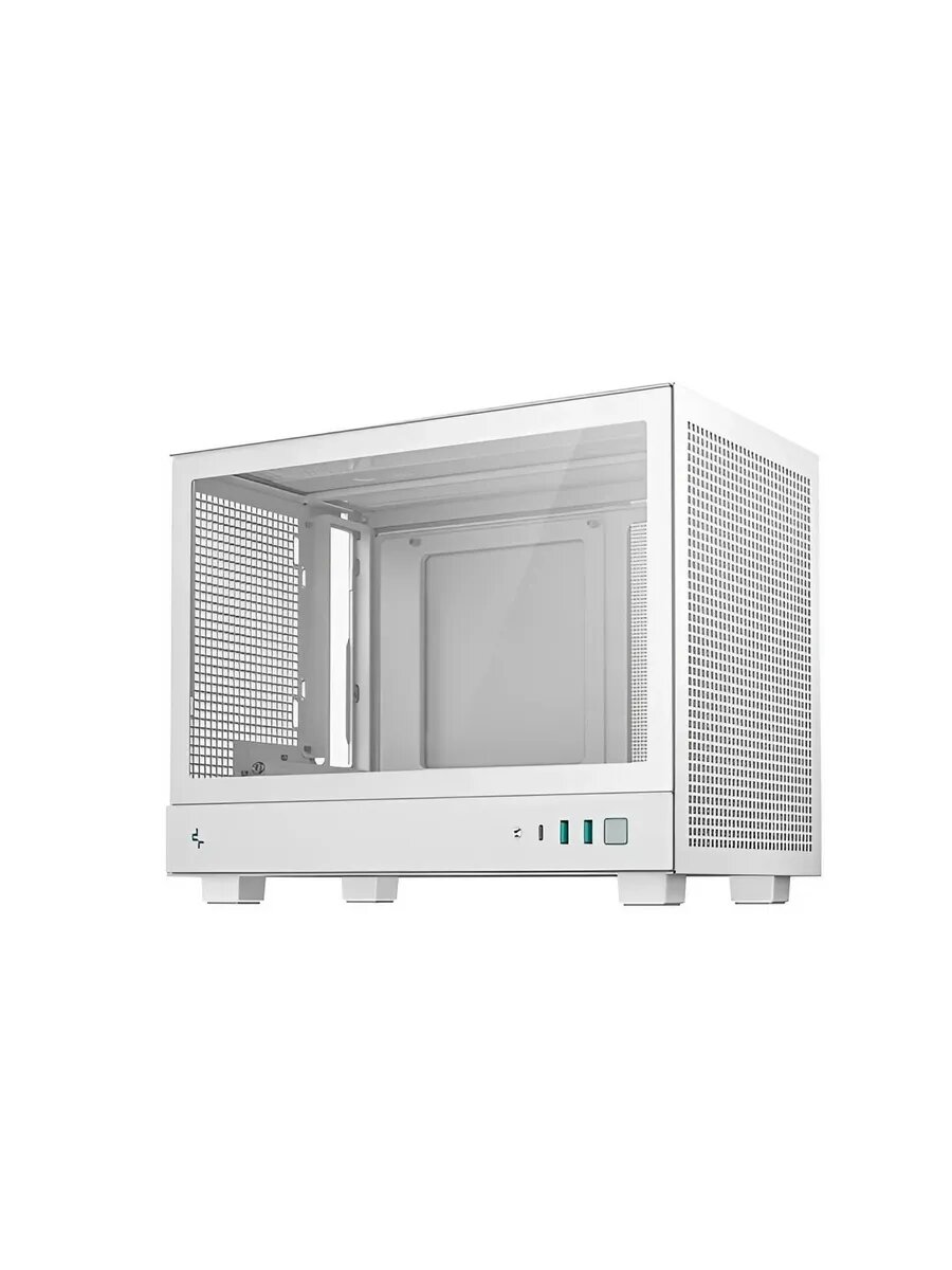 Корпус CH160 белый без БП miniITX 7x120mm