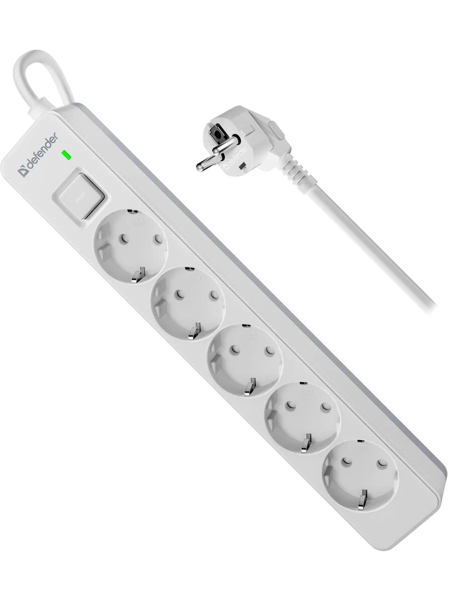 Сетевой фильтр удлинитель DFS 131 5 роз х 1,5м