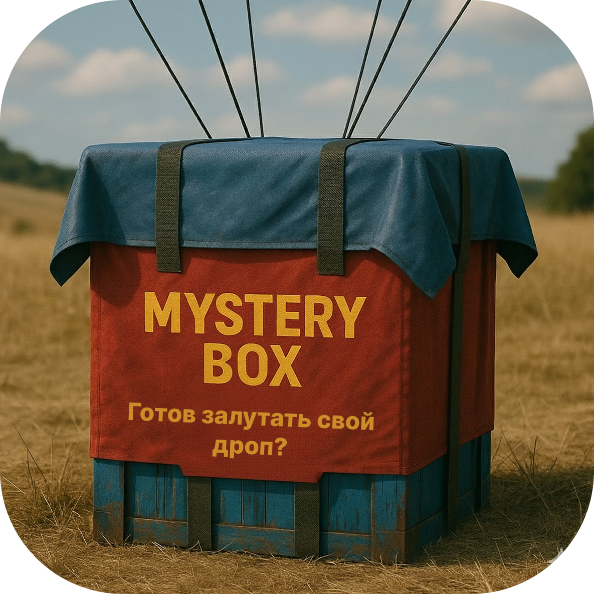 Коробка с сюрпризом Mystery Box аирдроп
