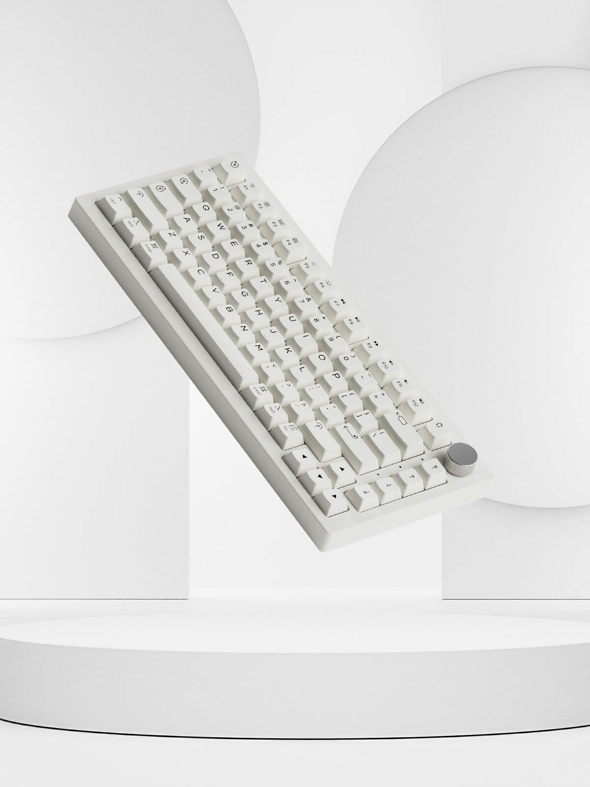 Akko 5075B Plus-S Air (MAC) 3-режимная механическая клавиатура (Высокояркая версия), RGB (нижняя подсветка), 82 клавиши, US раскладка, hot-swap