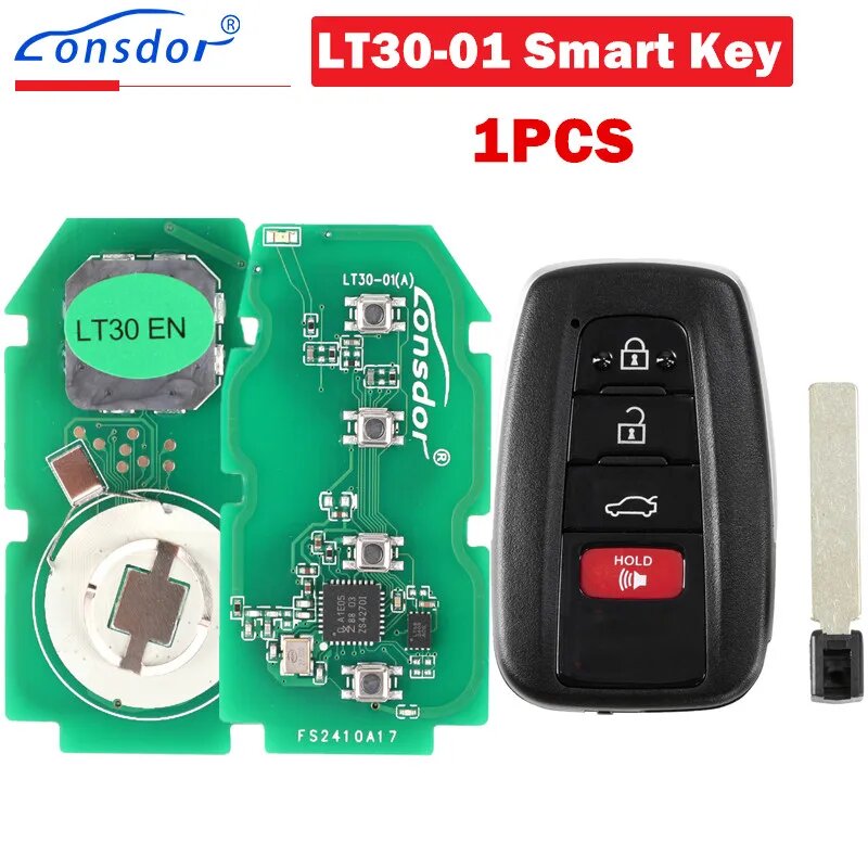 Lonsdor LT30-01 для Toyota 4A Универсальная смарт-клавиатура работает с K518 PRO для Levin Allion Camry Corolla Corolla Cross, PCB and Shell