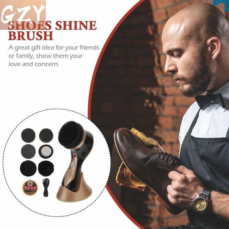 Электрический полировщик обуви, автоматический инструмент для чистки, щетка для кожаной обуви, набор для мужчин