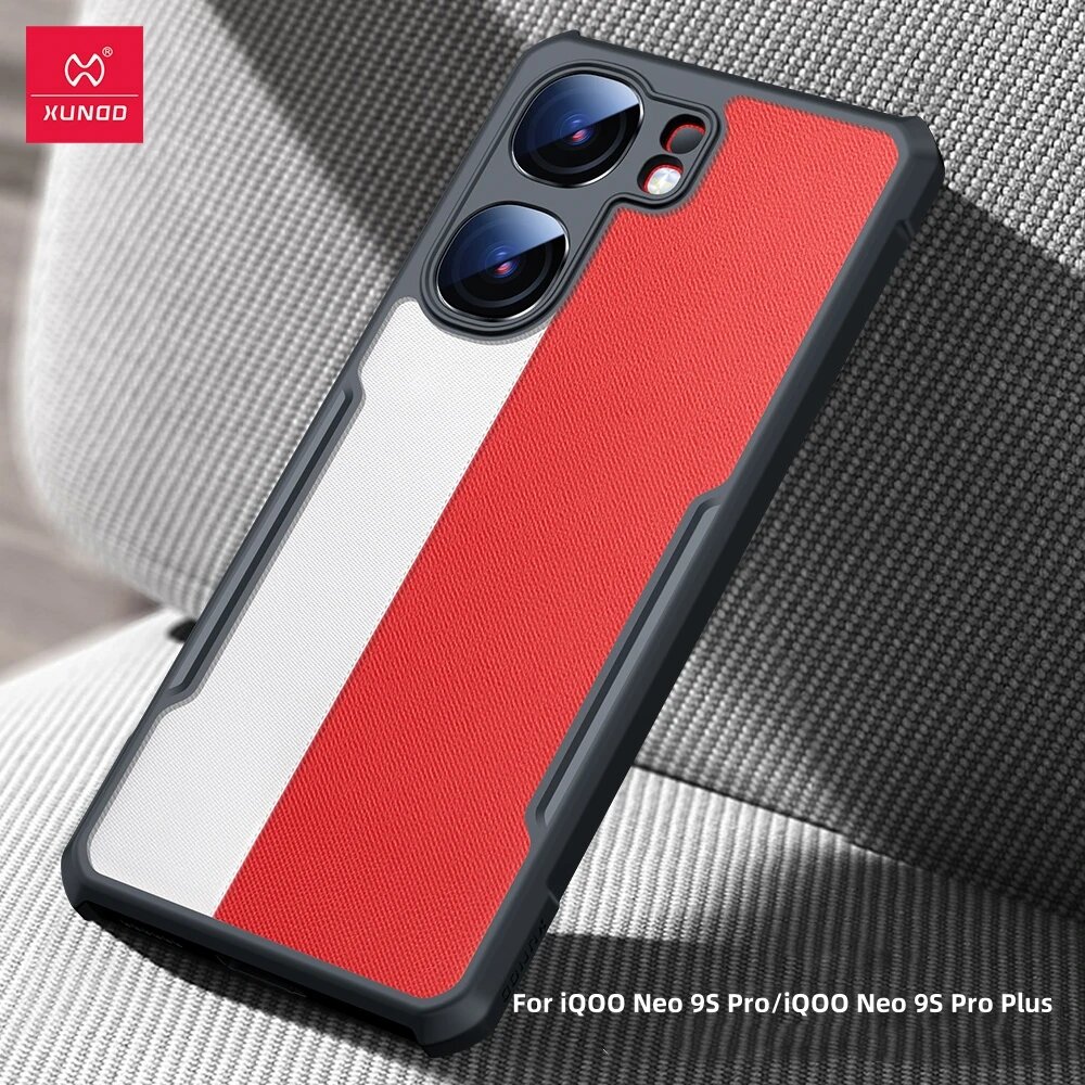 Xundd для Vivo iQOO Neo9 Pro Чехол для iQOO Neo 9 Pro Прозрачный ударопрочный бампер защитные чехлы для телефонов, iQOO Neo 9S Pro Plus, 1 Piece Case