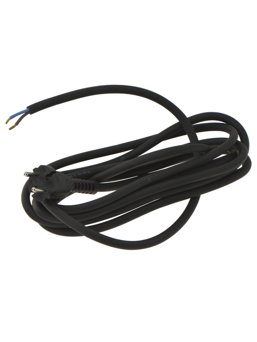 Кабель сетевой с вилкой H07RN-F 2х1, 5 мм2, L.3 м для электропилы цепной DAEWOO DACS 2700E 02.2025