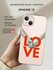 Чехол на Apple iPhone 13 / Айфон 13 с принтом "Love holding hands - 14 февраля",...