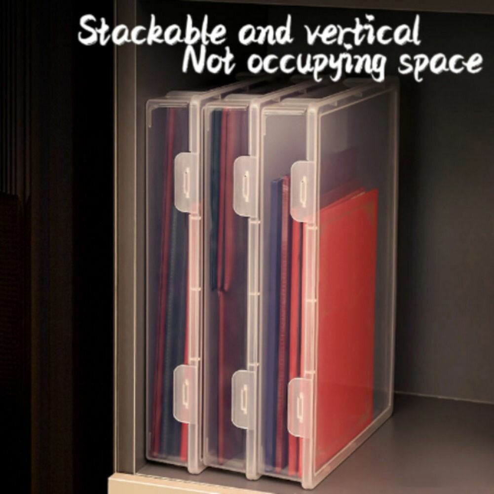 Органайзер Для Файлов, Прозрачный Квадратный Ящик Для Хранения, Формат А4, М