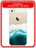 Чехол на Apple iPhone 5/5S/SE / Айфон 5/5S/SE с принтом "Большая волна", прозрач...