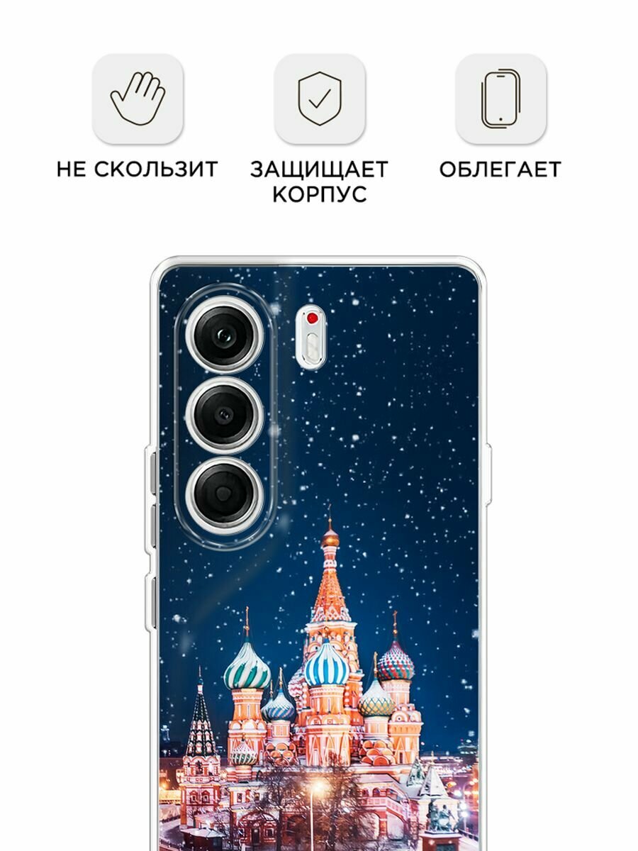 Чехол на Tecno Camon 40 Pro / Текно Камон 40 Про с принтом "Москва 1" — фото 1