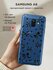 Чехол на Samsung Galaxy A6 / Самсунг Галакси А6 с принтом "Милые чёрные бантики ...
