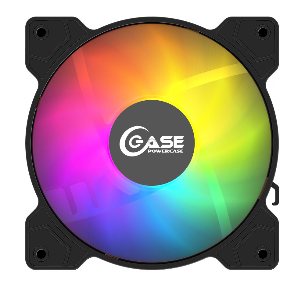 Вентилятор для корпуса Powercase (M2_6P) ARGB Black