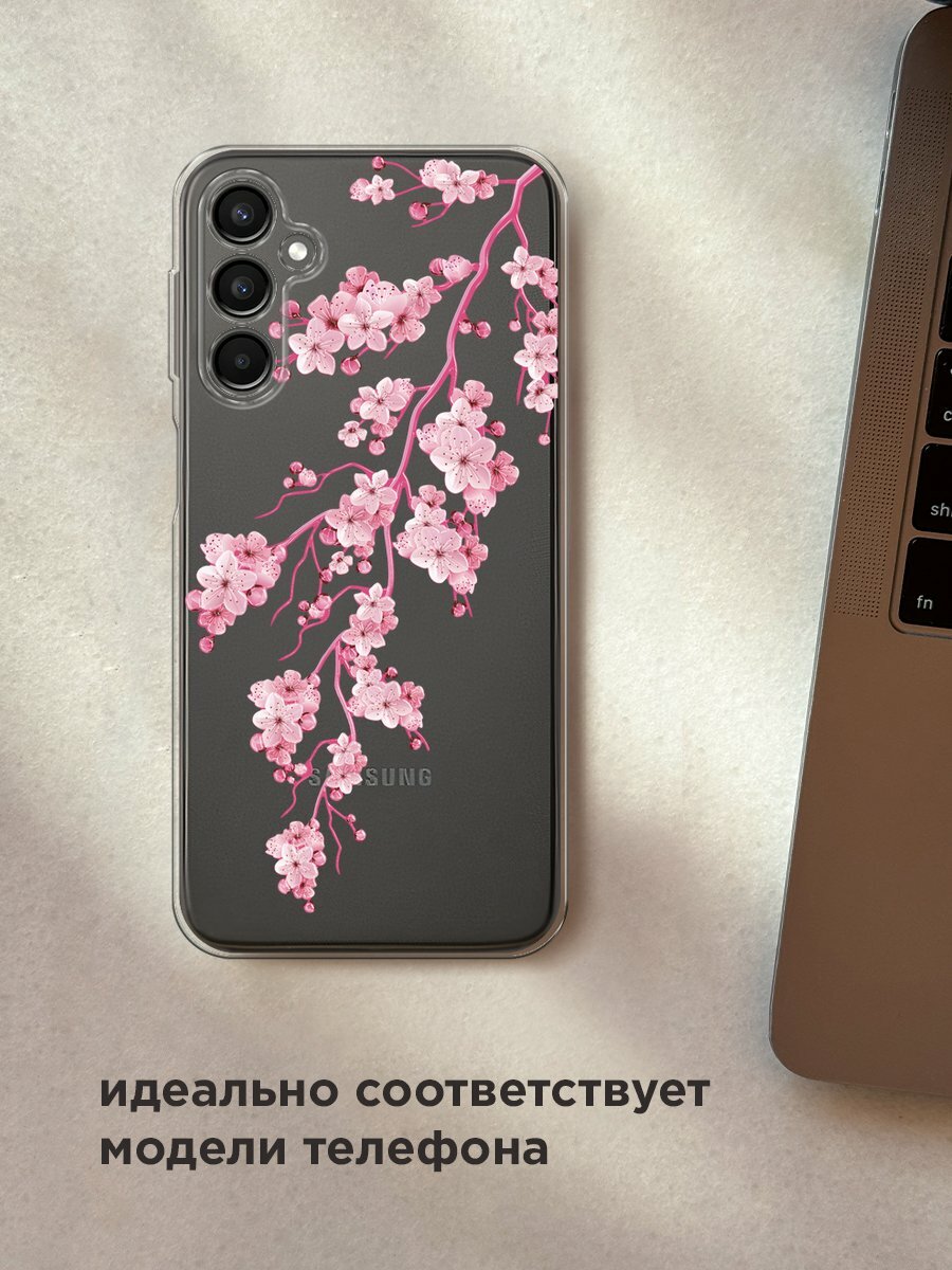 Чехол на Samsung Galaxy A24 / Самсунг Галакси A24 с принтом "Ветка сакуры 2" — фото 1