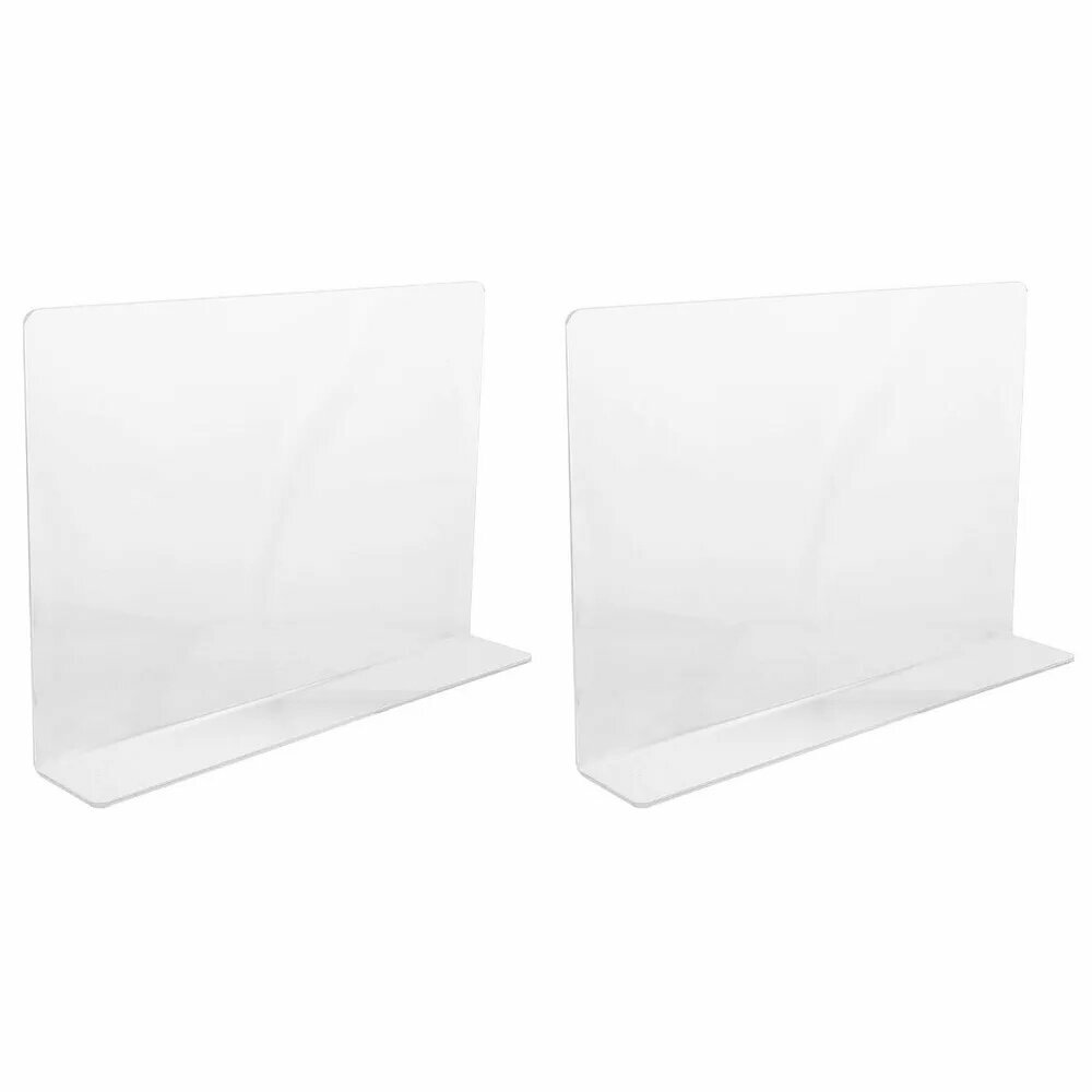 Прозрачный акриловый экран для защиты от брызг воды на кухонной мойке, набор из 2 шт