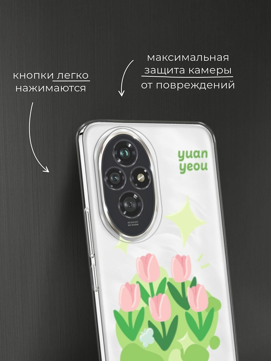 Чехол на Honor 200 / Хонор 200 с принтом "Protect nature" — фото 1