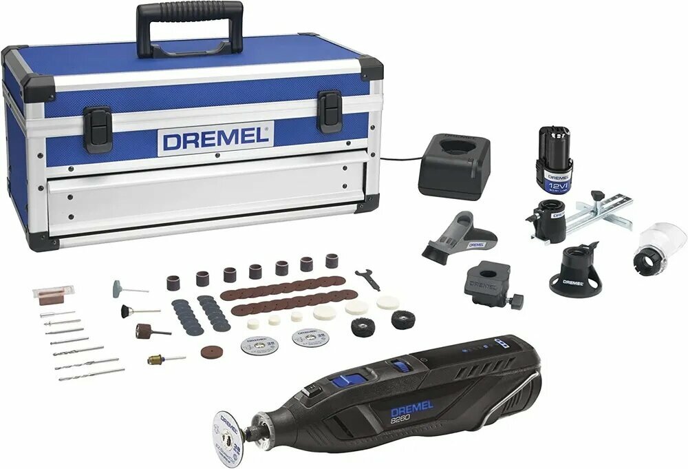 Многофункциональный инструмент Dremel 8260-5/65, Подключение по Bluetooth, аккумуляторный, 12V. F0138260JF
