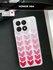 Чехол на Honor X8A / Хонор X8A с принтом "Градиент из сердечек"