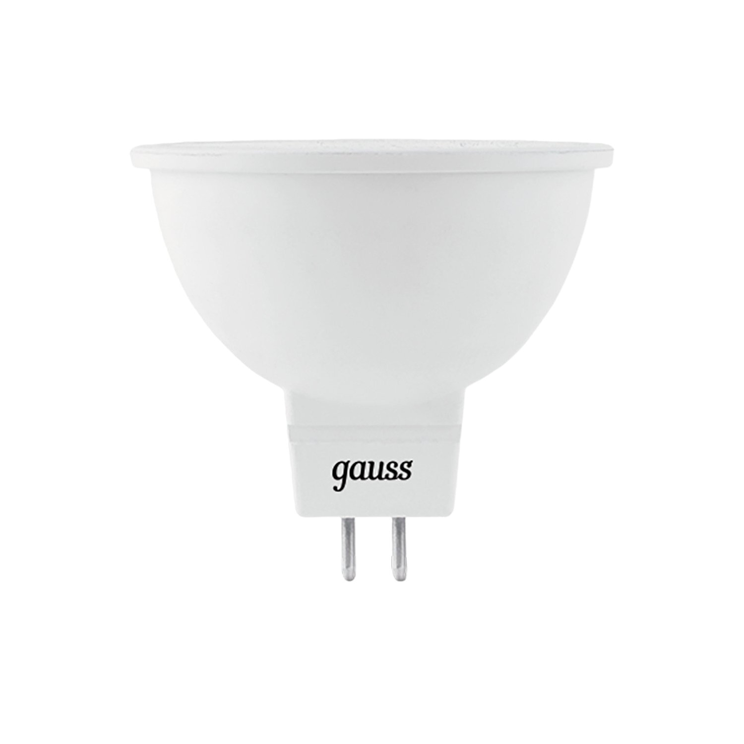 Лампа светодиодная Gauss Black MR16 LED 9 Вт, 830 Лм, 4100К, софит, нейтральный, цоколь GU5.3, AC 220В
