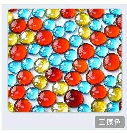 Стеклянные кабошоны SOQEYOY для мозаики 100г, 8