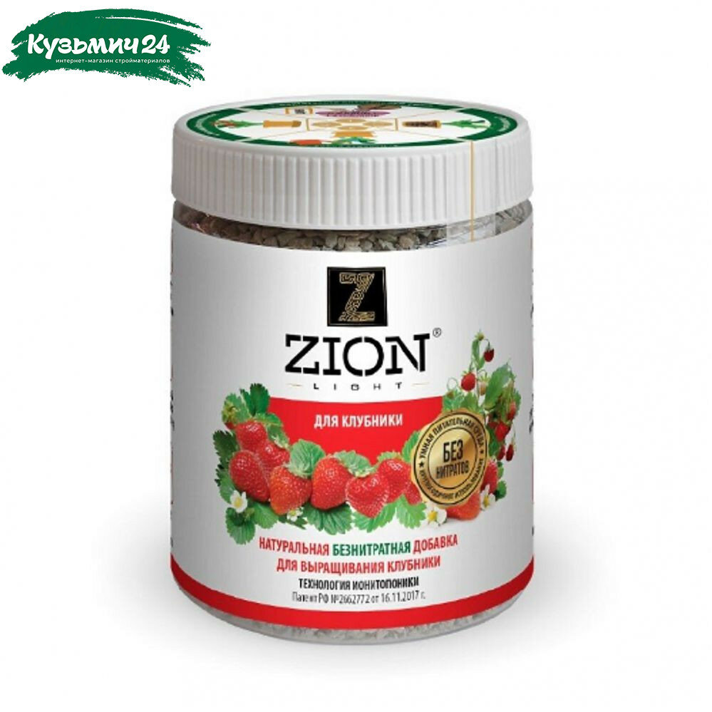 Удобрение минеральное Zion S000012 для клубники, полимерный контейнер, 450 г