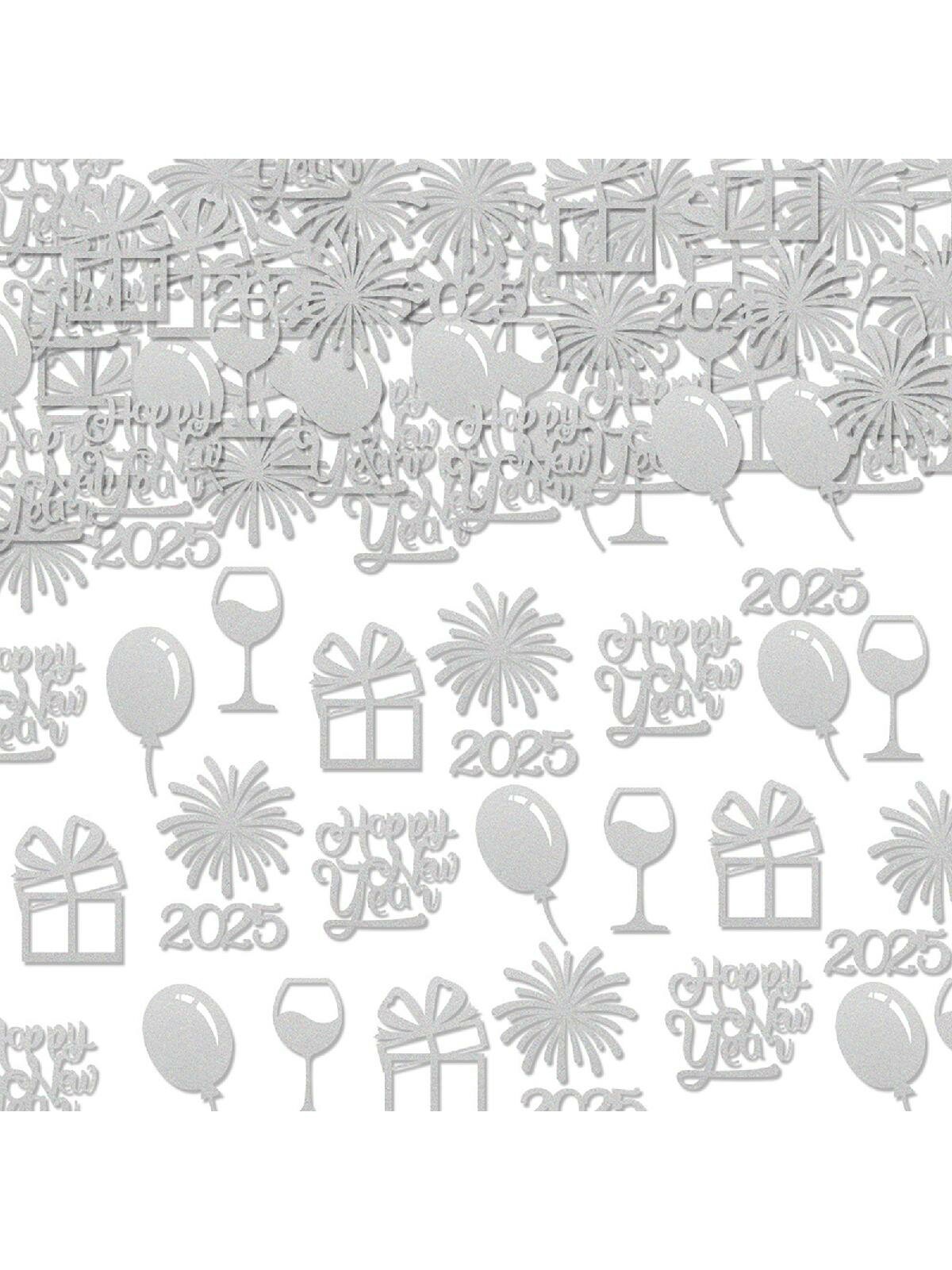 Новогодние конфетти 100 штук Облегчат уборку вечеринки и украшение дома