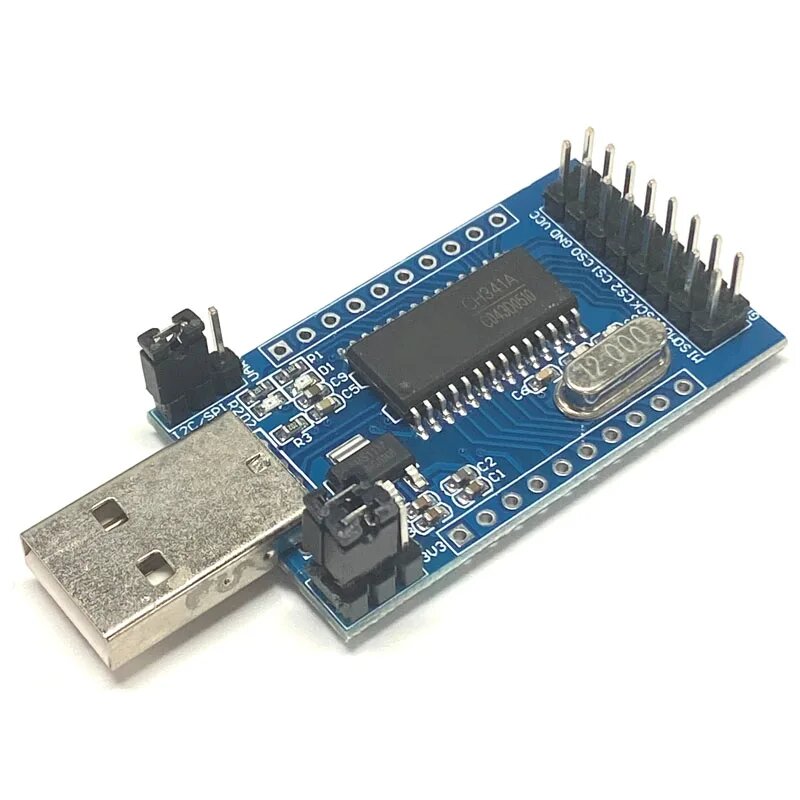 CH341A конвертер USB-UART IIC SPI I2C