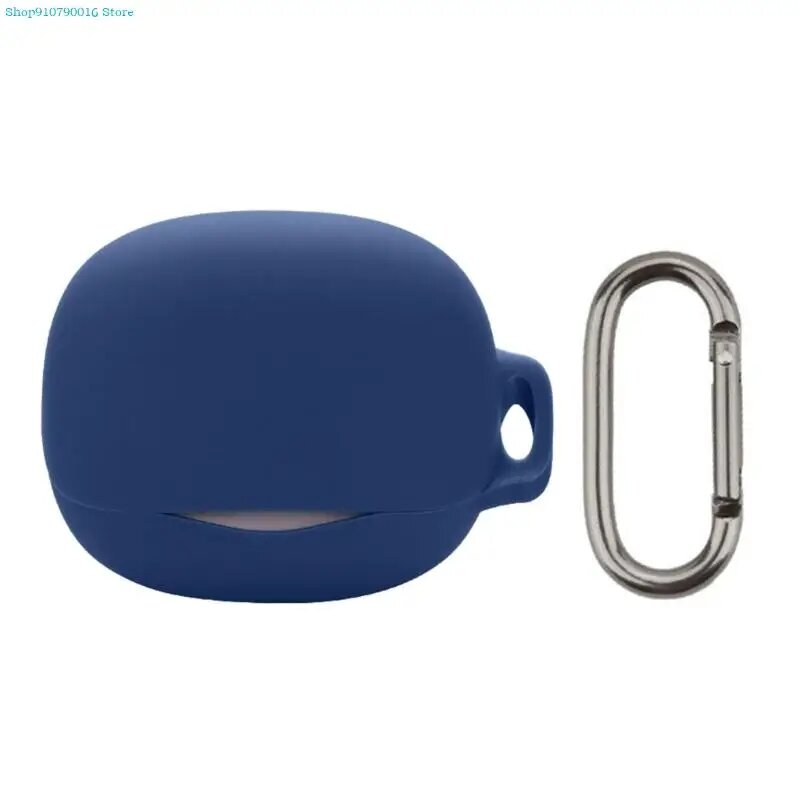 Чехол для наушников QCY MeloBuds N50 силиконовый Dark blue color