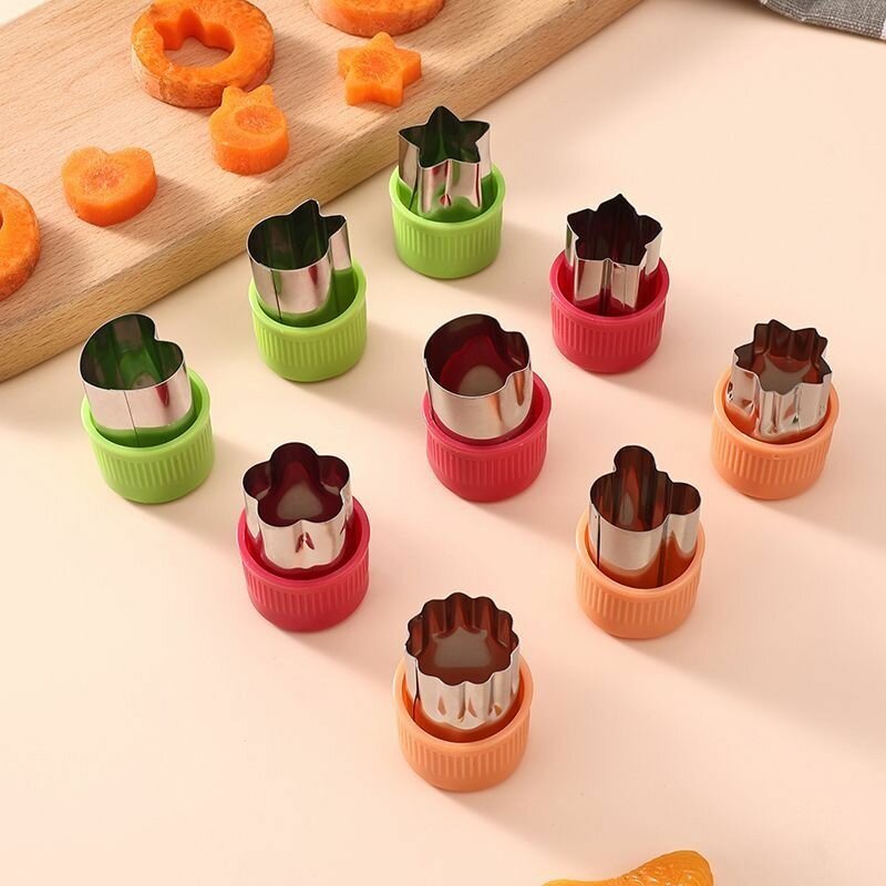 Набор кулинарных формочек для фигурной нарезки печенья, овощей, фруктов. Канапе.
