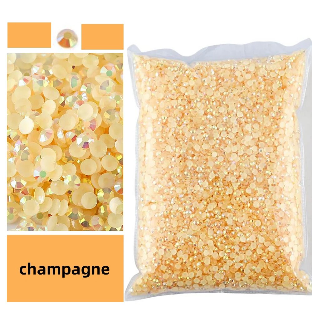 Стразы champagne SS20(5mm) 3000шт, бежевый