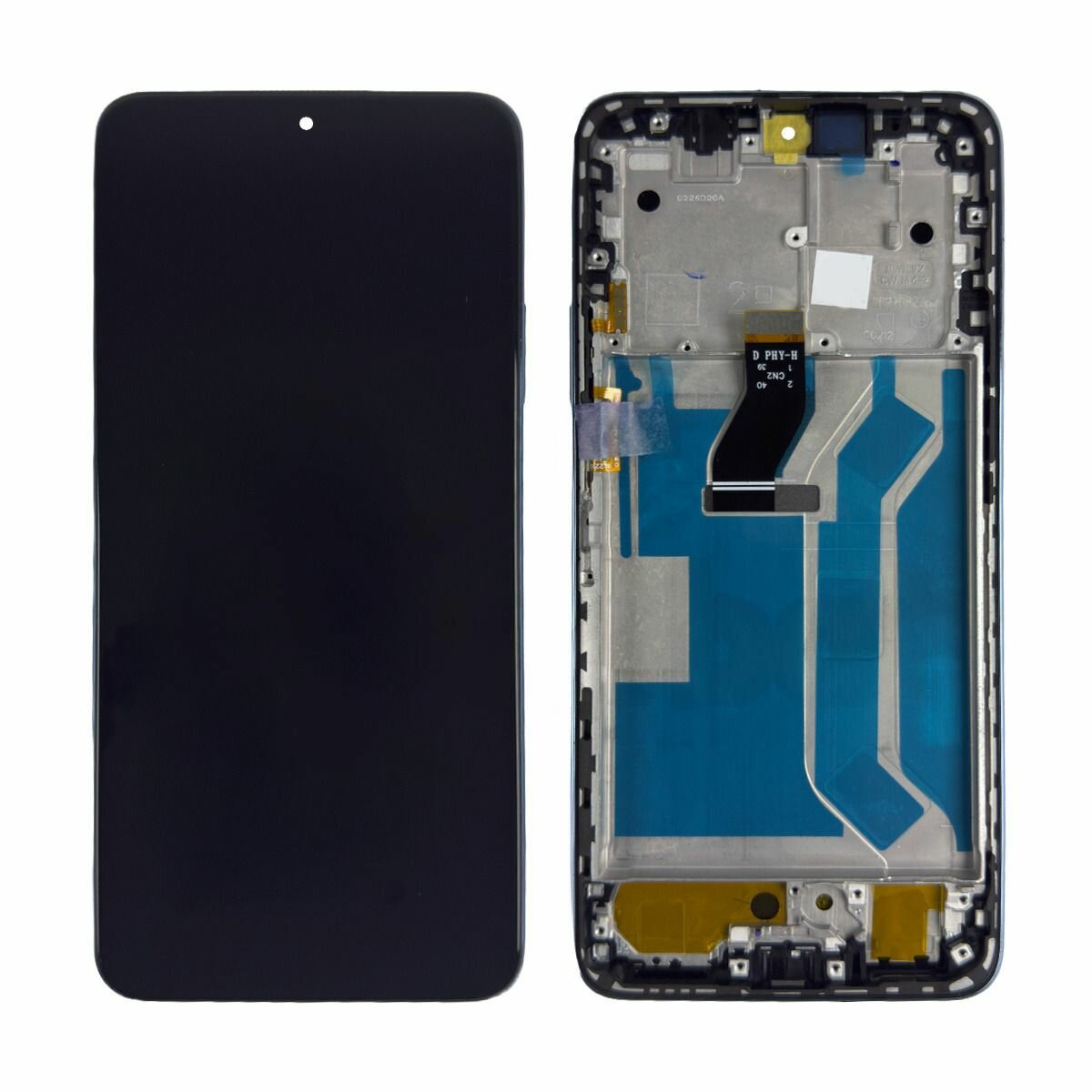 Дисплей Huawei Nova Y90 (CTR-LX1) в рамке (голубой) 100%