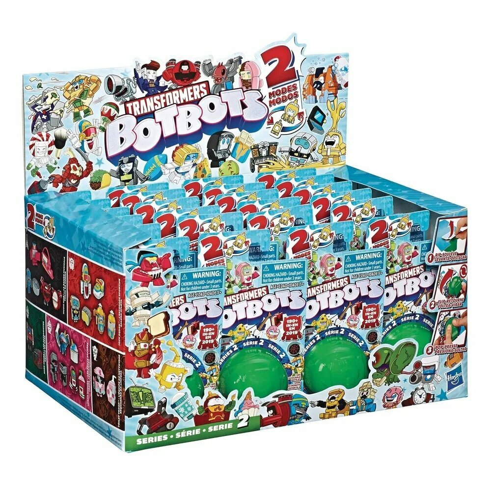 Hasbro Transformers Botbots , Аксессуары для коллекционных игрушек, Набор (24 шт)