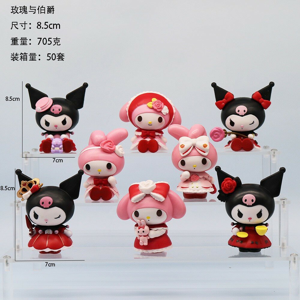 Блокнот для заметок My Melody, фигурка собаки Chloe Pacha, фигурка собаки Cinnamon, фигурка собаки Pudding