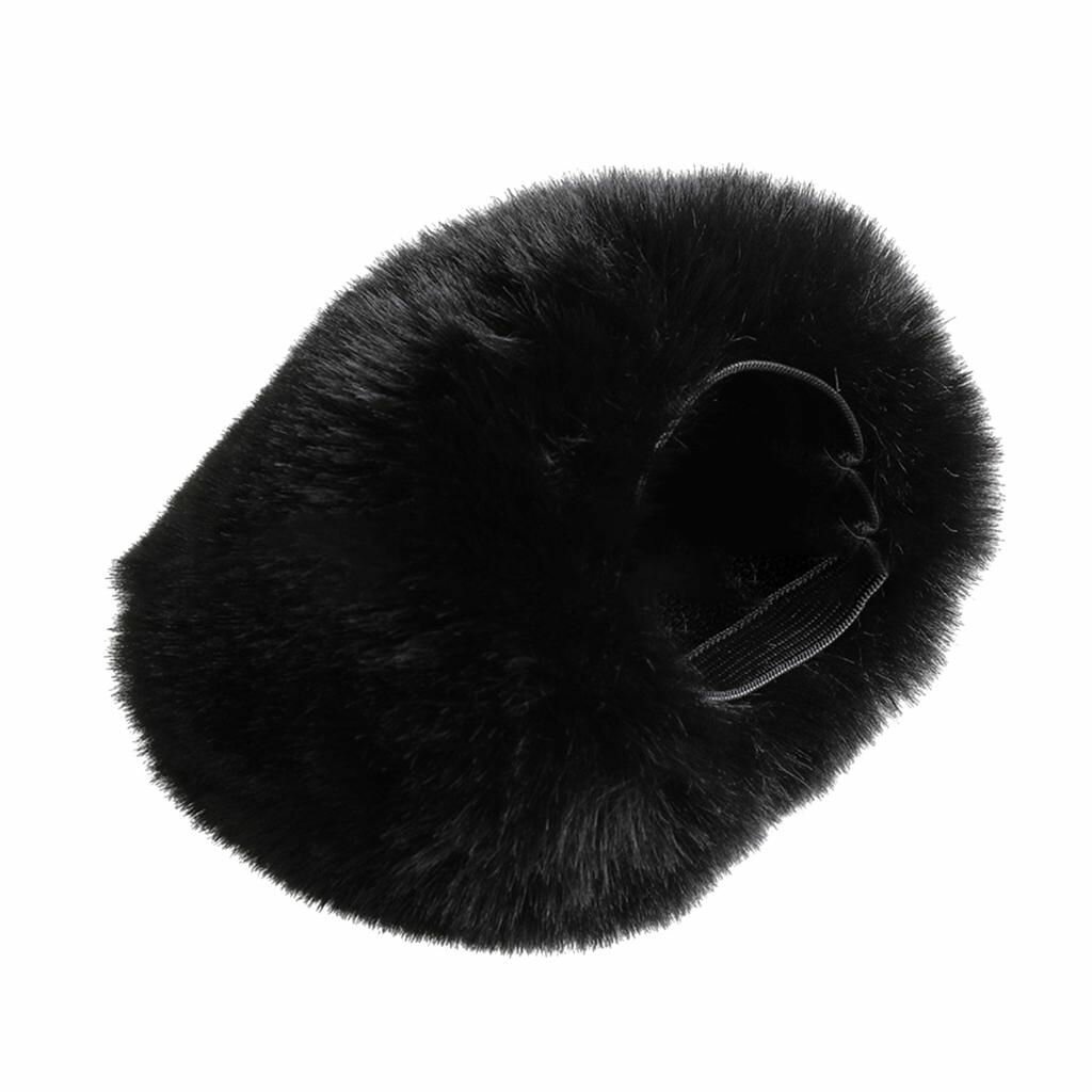 Микрофон На Лобовом Стекле С Шумоподавлением на Ветровом Стекле, Плюшевый Пушистый Чехол для Микрофона Подкаста и Потоковой передачи