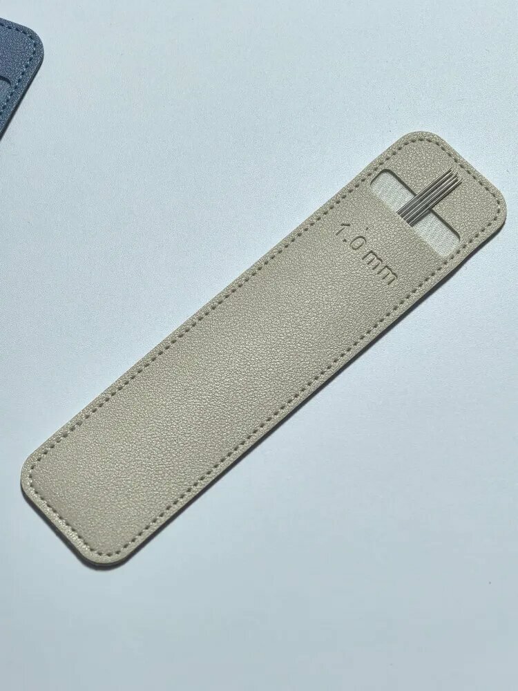 Спицы для вязания носочные чулочные 5 шт 15 см в чехле 1.0мм