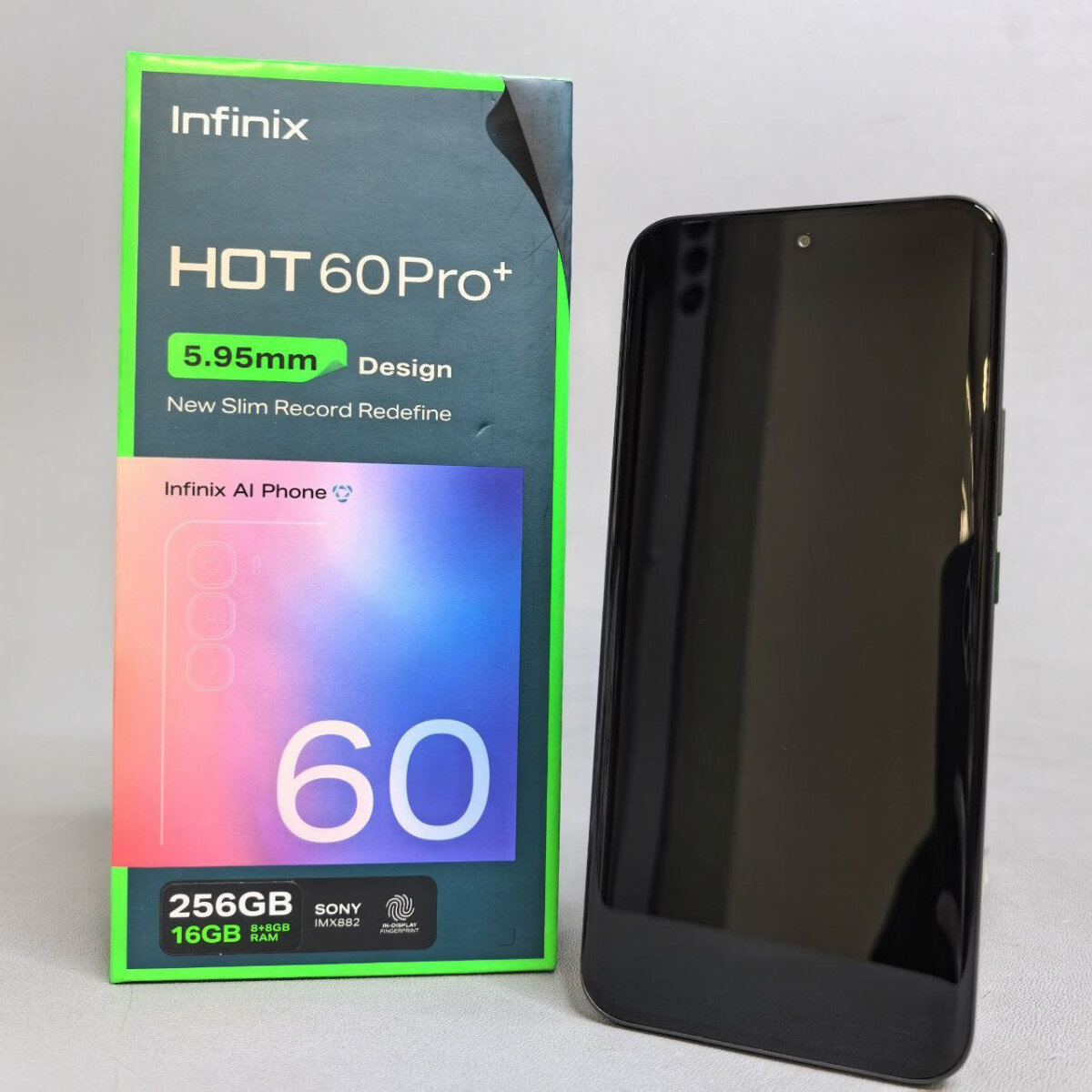 Смартфон Infinix HOT 60 PRO+ X6886 8/256GB, Sleek Black
