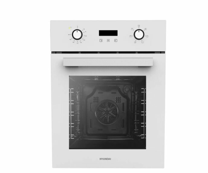 Духовой шкаф электрический Hyundai HEO 45411 WG, белое стекло