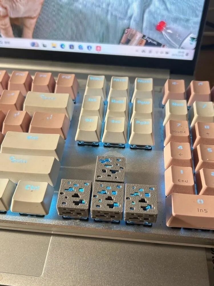 Кейкапы "Майнкрафт" рудные блоки, 4 шт