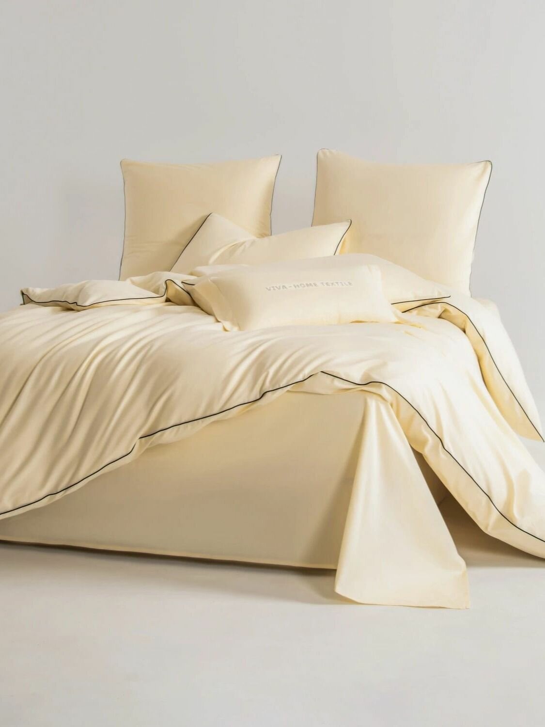 Комплект постельного белья Однотонный Сатин Элитный