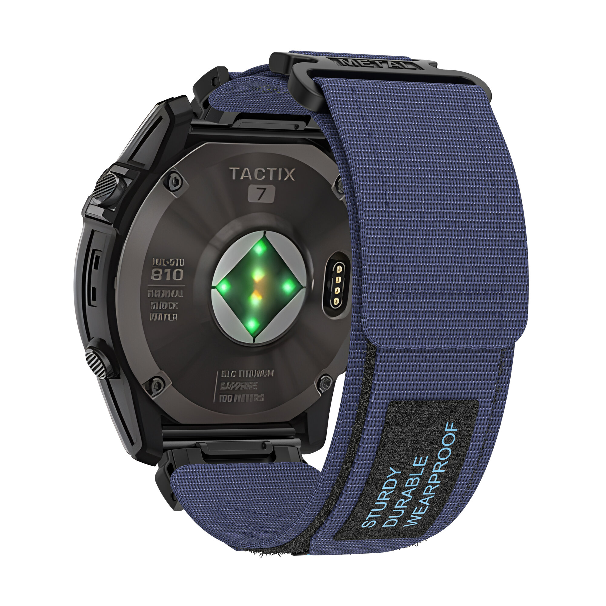 Нейлоновые ремешки для Garmin Fenix 7X Pro, 6X, 5X, Fenix 8/E/EPIX Pro 51 мм, Forerunner 955/945 Быстрая подгонка 26 мм