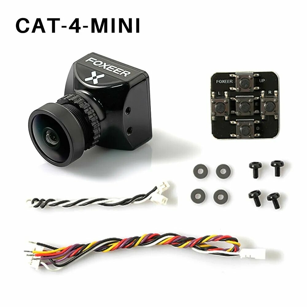 Камера видеонаблюдения Foxeer Cat 4, 4:3/16:9, разрешение 1200 TVL, объектив 2,1 мм