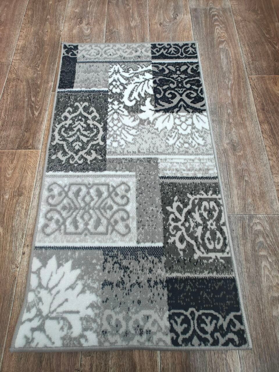 Ковер на пол на джутовой основе с противоскользящим покрытием прямоугольной формы от КоверШик размер 60 на 110