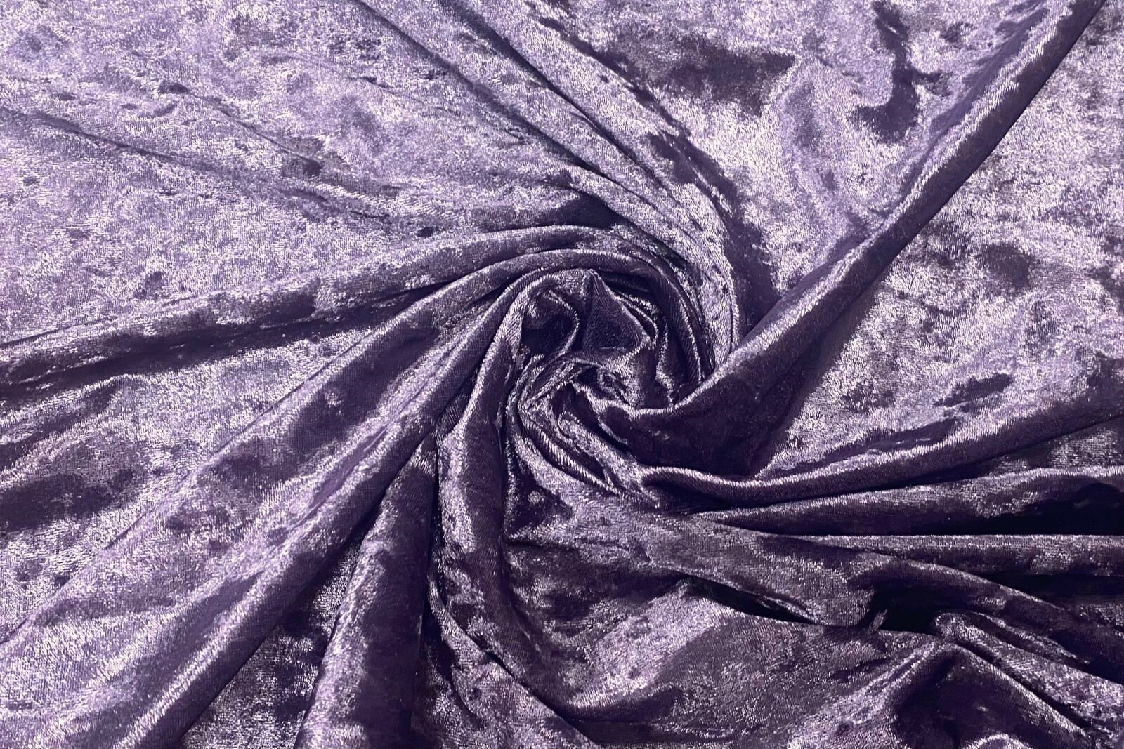 Ткань Бархат-стрейч мраморный грязно-лиловый, 395 г/пм, ш148см, 0,5 м