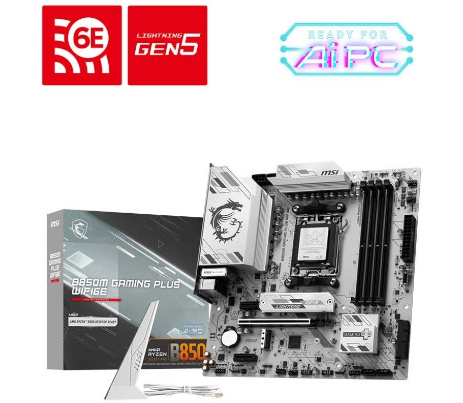 Материнская плата MSI B850M GAMING PLUS WIFI6E