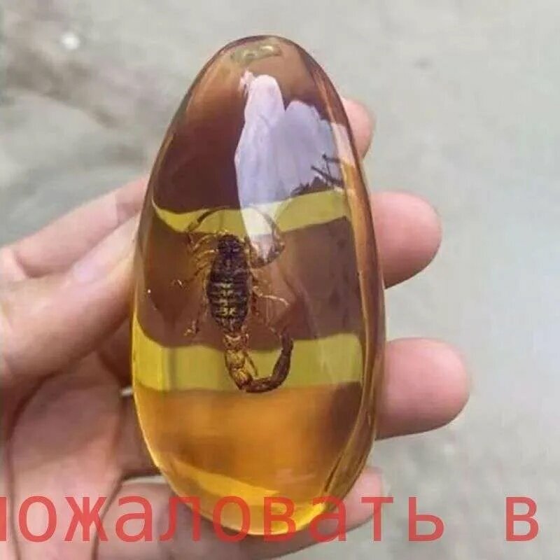 Кимпер янтарный кулон украшения
