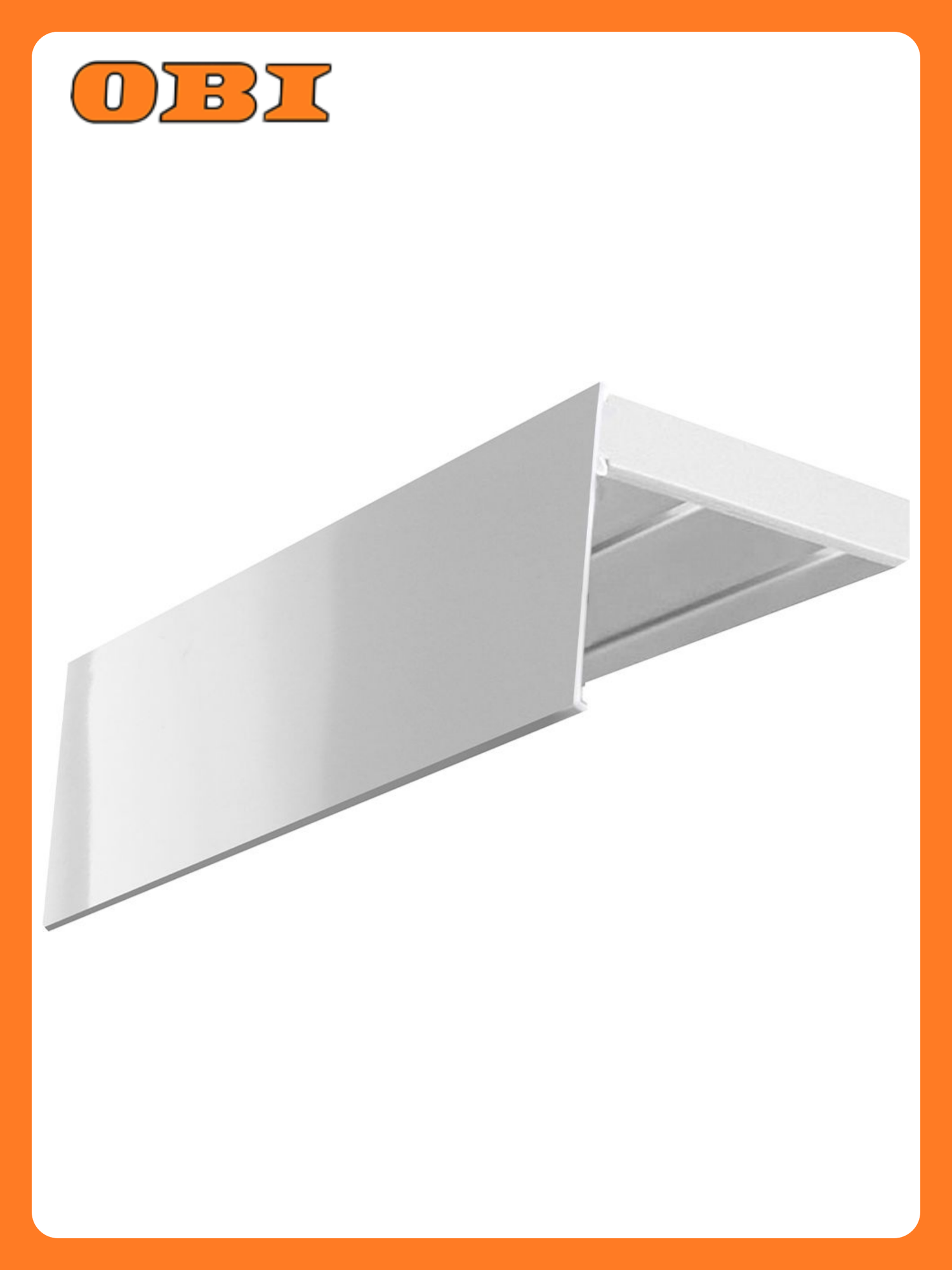 Карниз 2-х рядный эскар белый глянец 300 см