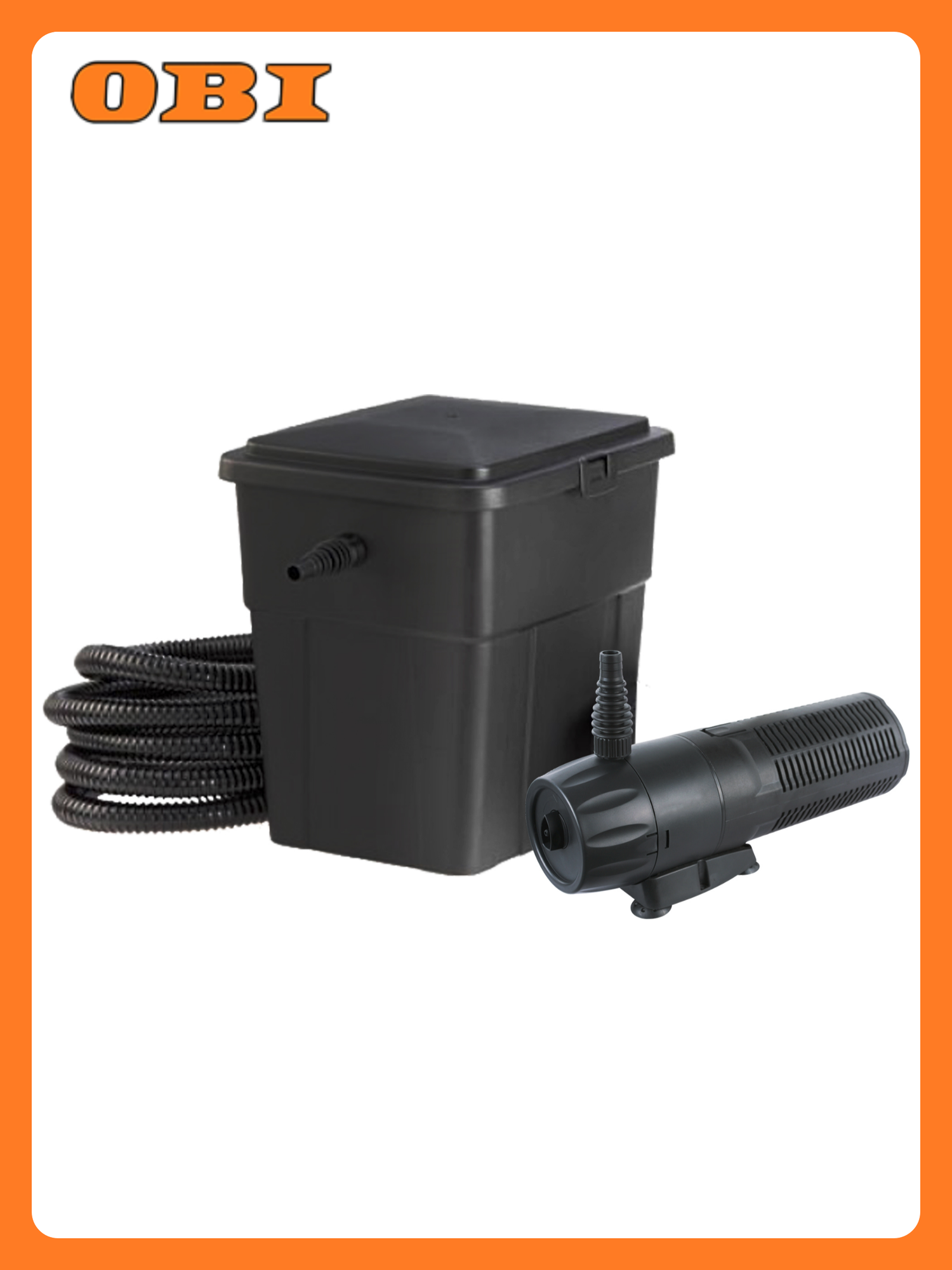 Система фильтрации водоема ECOTEC 3-6 куб. м(насос 24Вт с UV-лампой 9Вт 1000 л/ч)